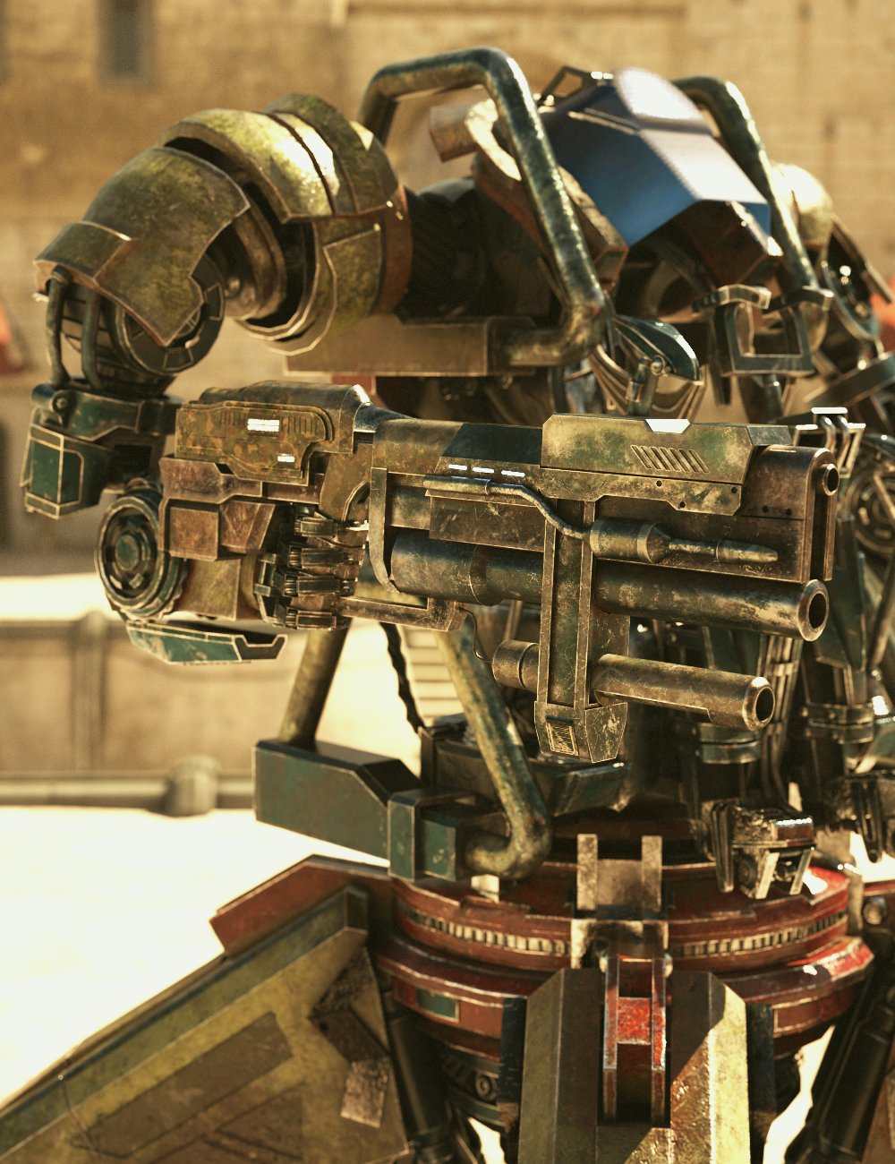 XI Medium Mobility Attack Suit | Daz 3D