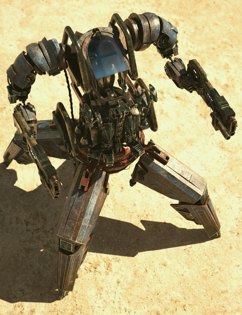 XI Medium Mobility Attack Suit | Daz 3D