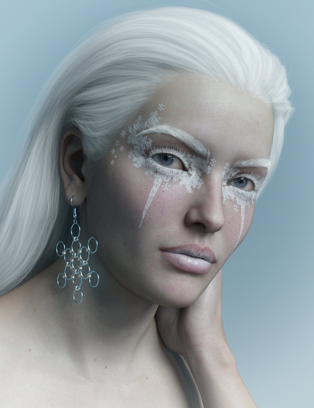 Chainmaille Earring Collection for Genesis 9, 8.1, and 8 | Daz 3D