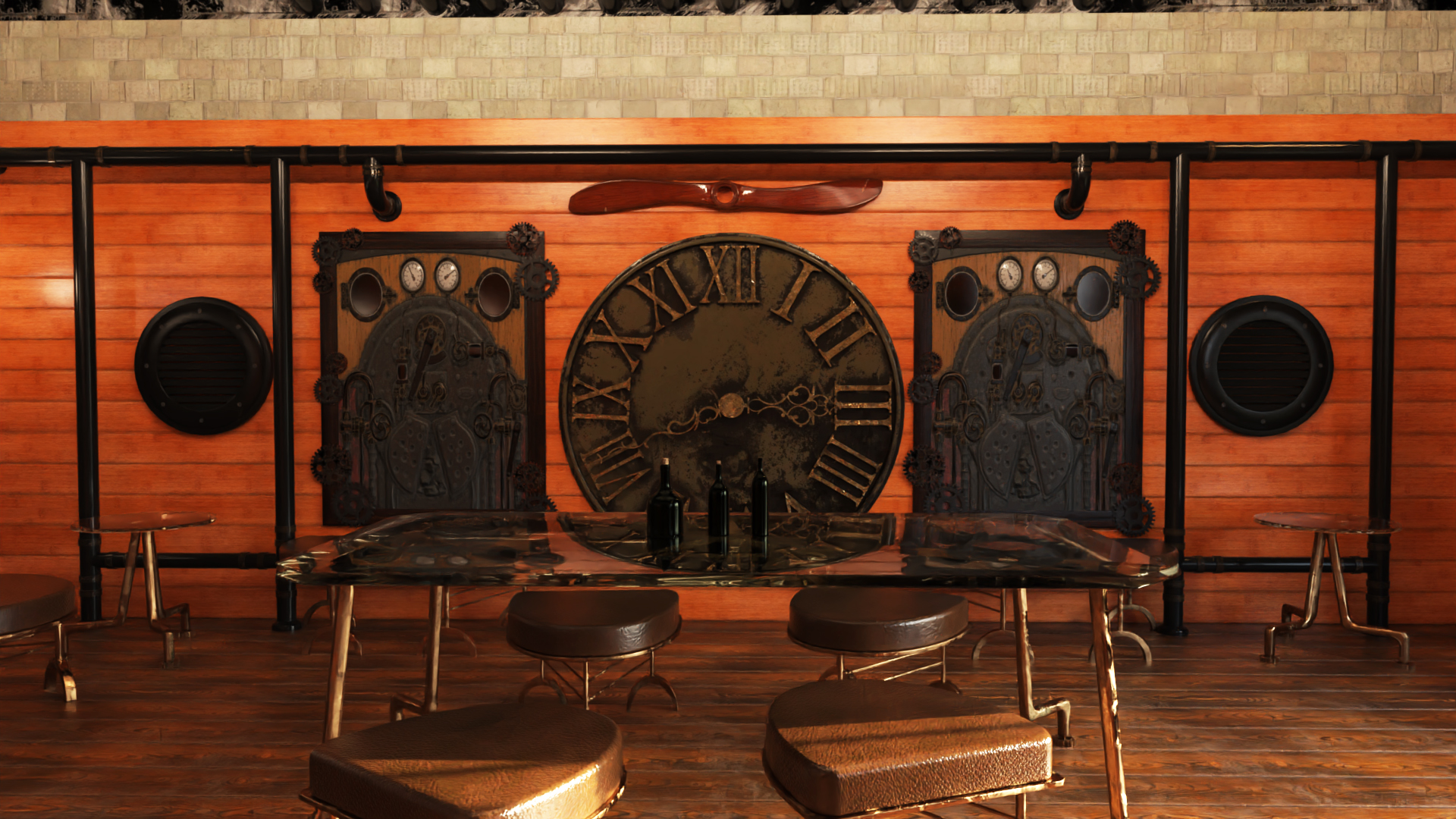Steampunk Anteroom | Daz 3D