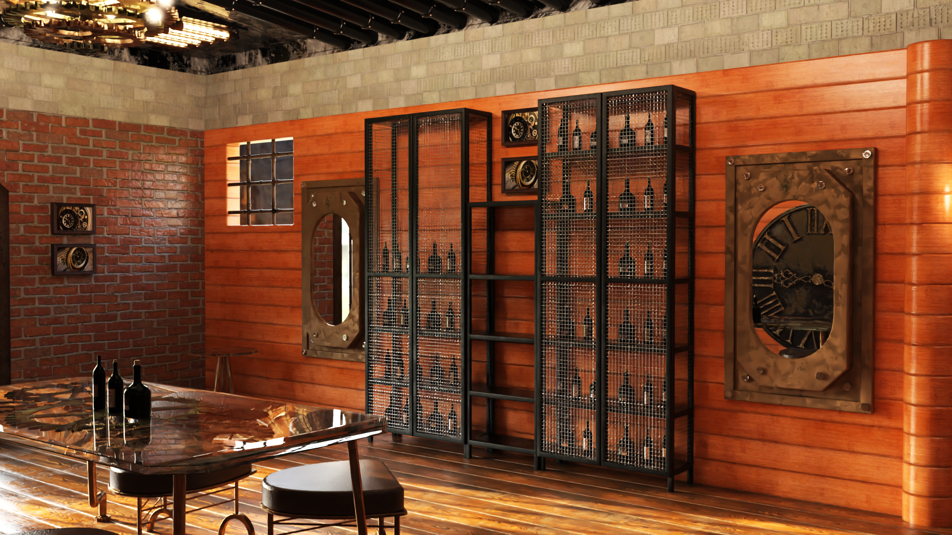 Steampunk Anteroom | Daz 3D