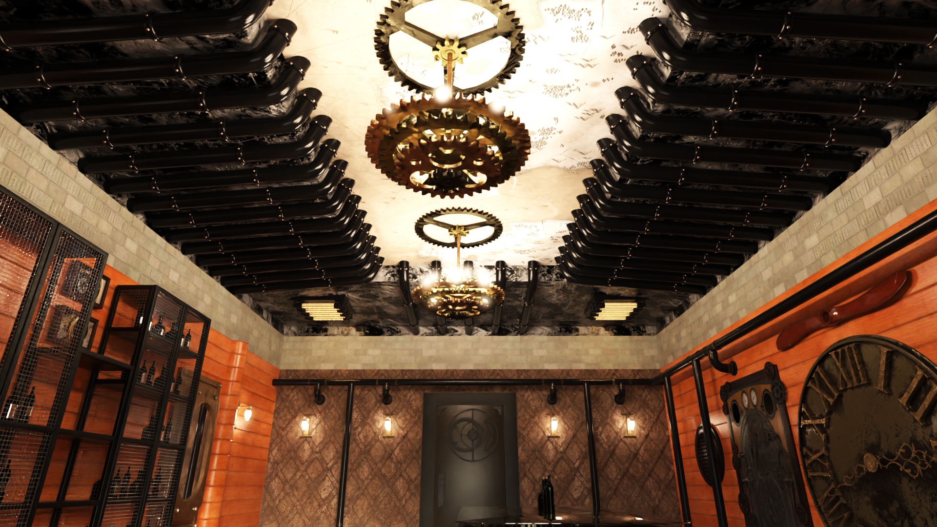 Steampunk Anteroom | Daz 3D