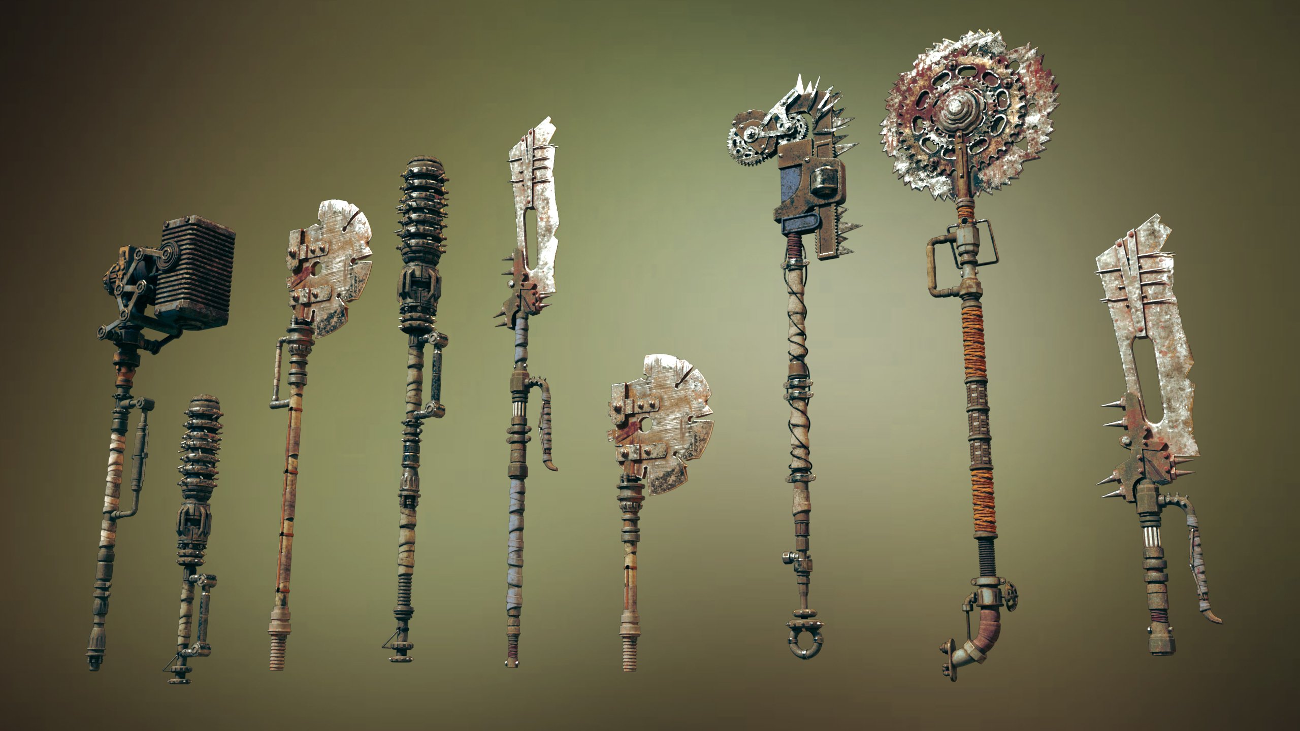Desert Wreckage Weapons | Daz 3D