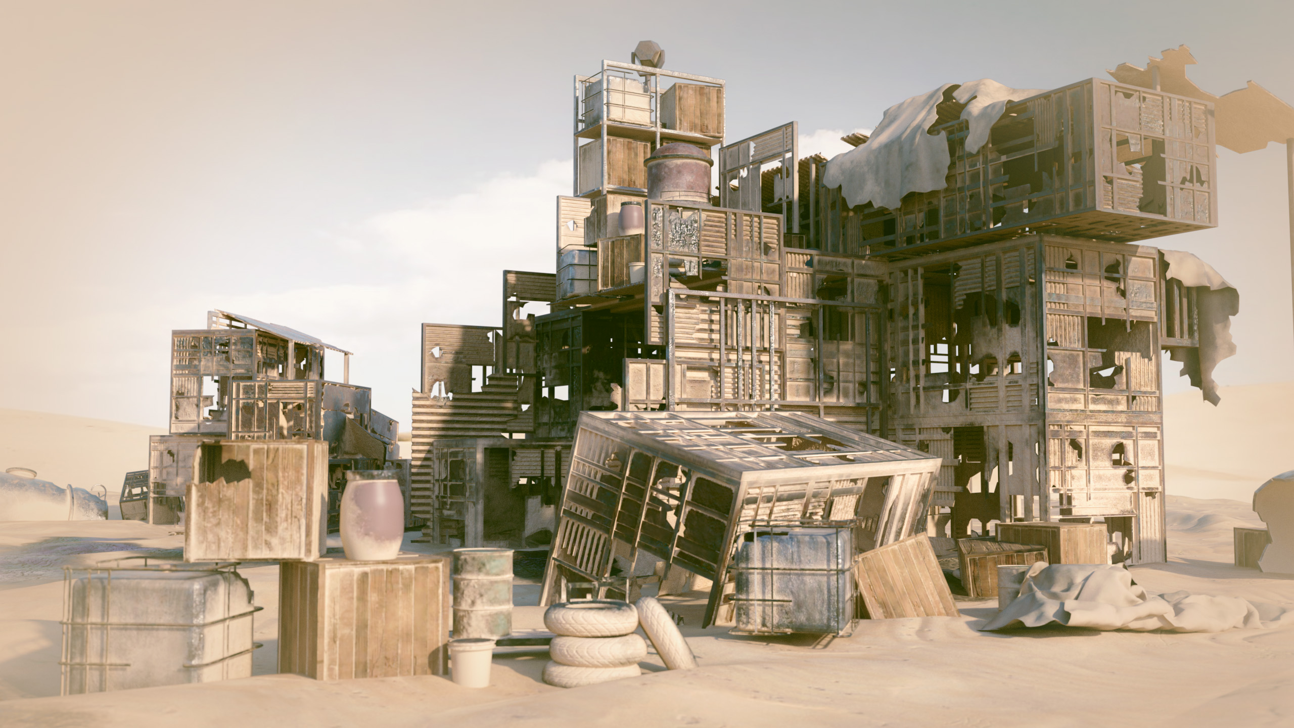 Desert Wreckage Environment Bundle | Daz 3D