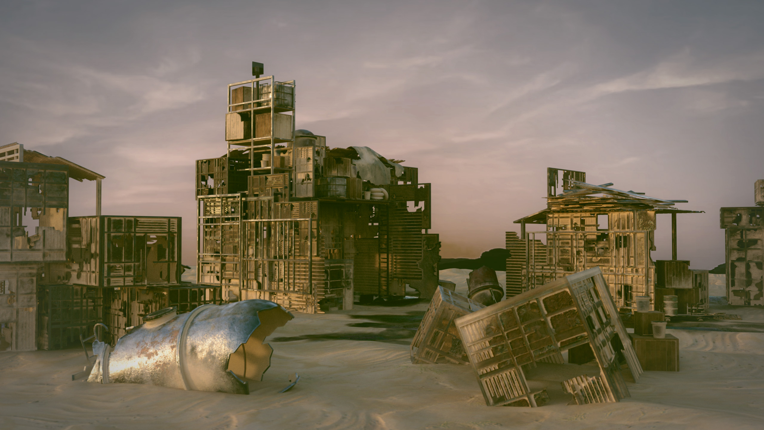 Desert Wreckage Environment Bundle | Daz 3D