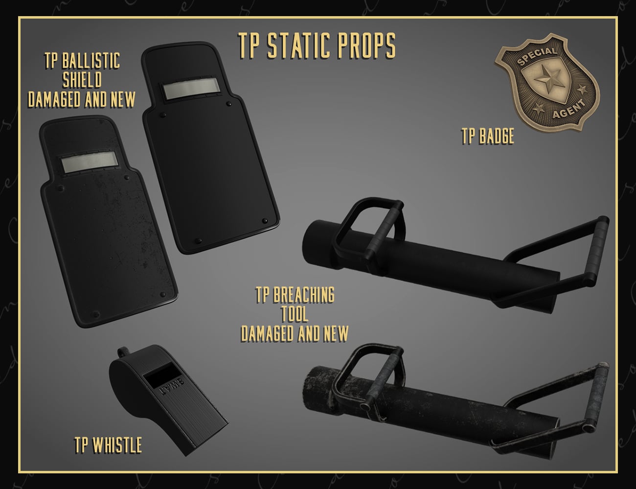 Tactical Props | Daz 3D