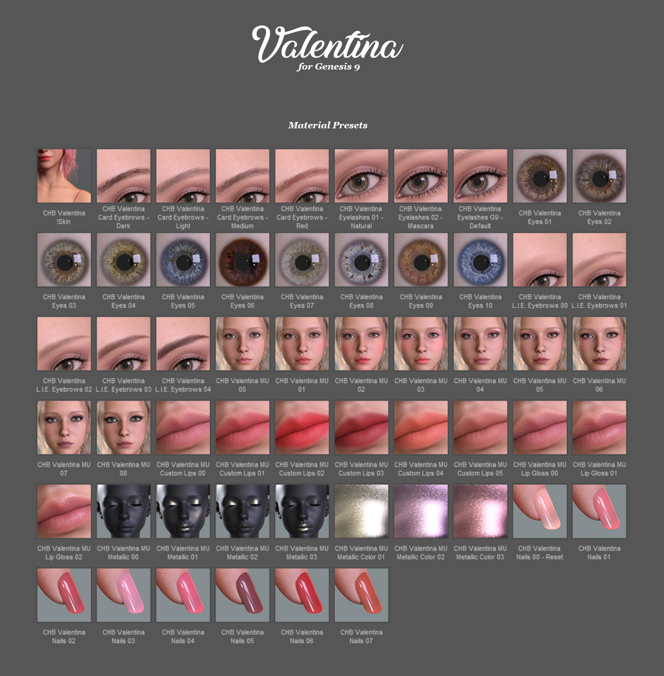 CHB Valentina Bundle | Daz 3D