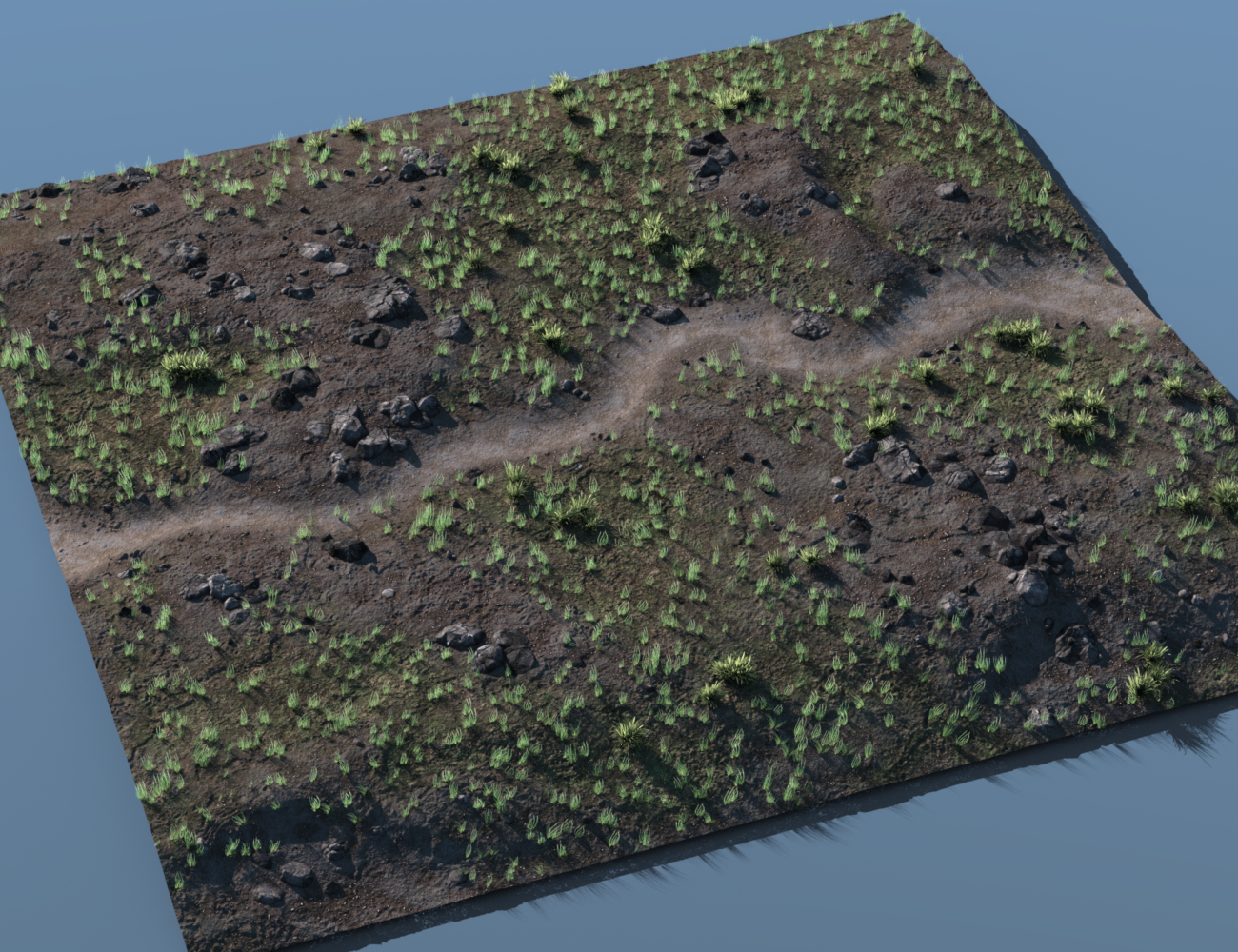 Terraced Fields | Daz 3D