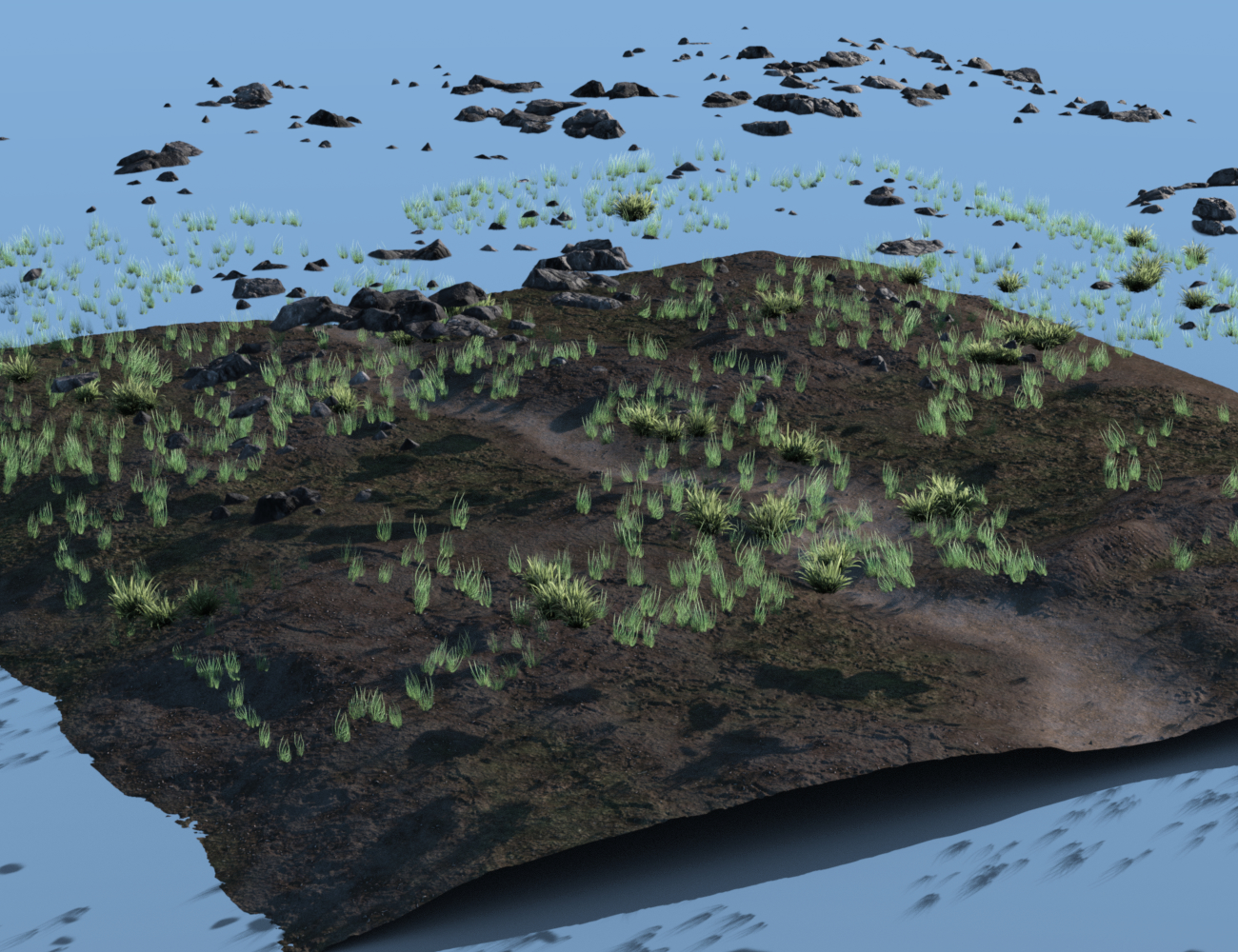 Terraced Fields | Daz 3D