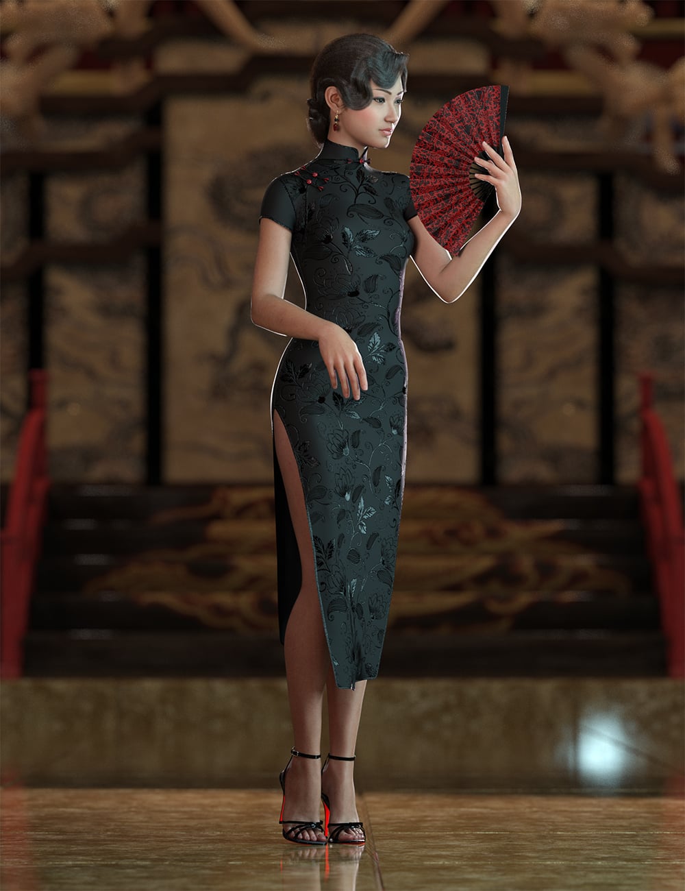 Asian Model Poses for Xiu Lin 9 | Daz 3D