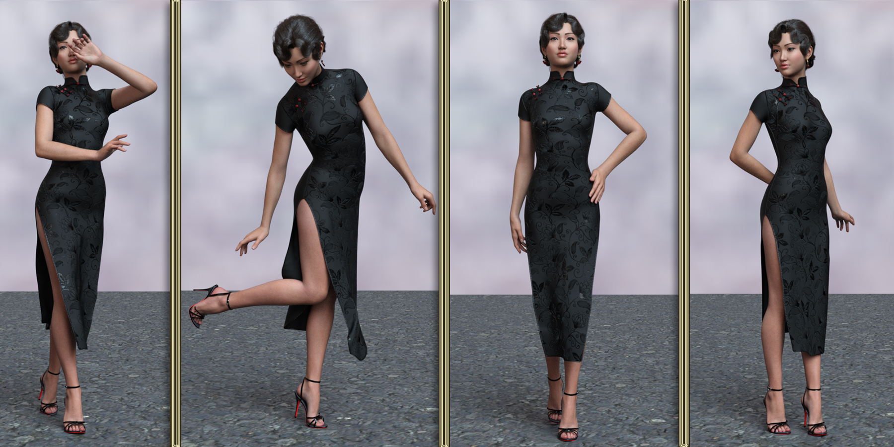 Asian Model Poses for Xiu Lin 9 | Daz 3D