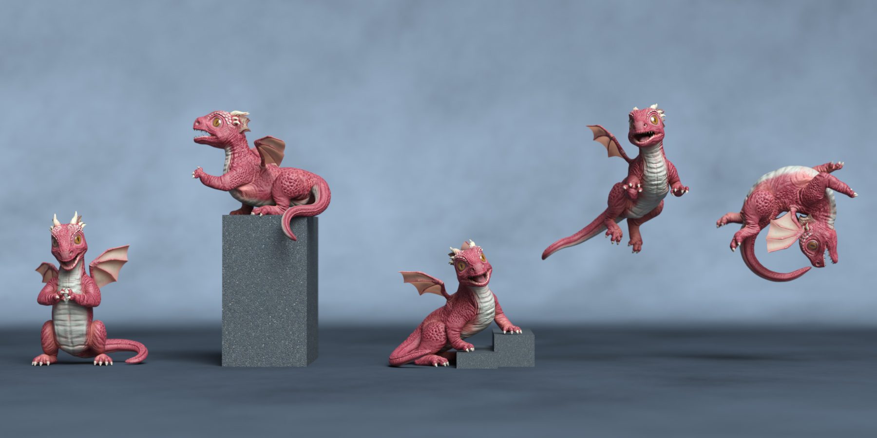 Dragon Smoke Poses for Humo | Daz 3D