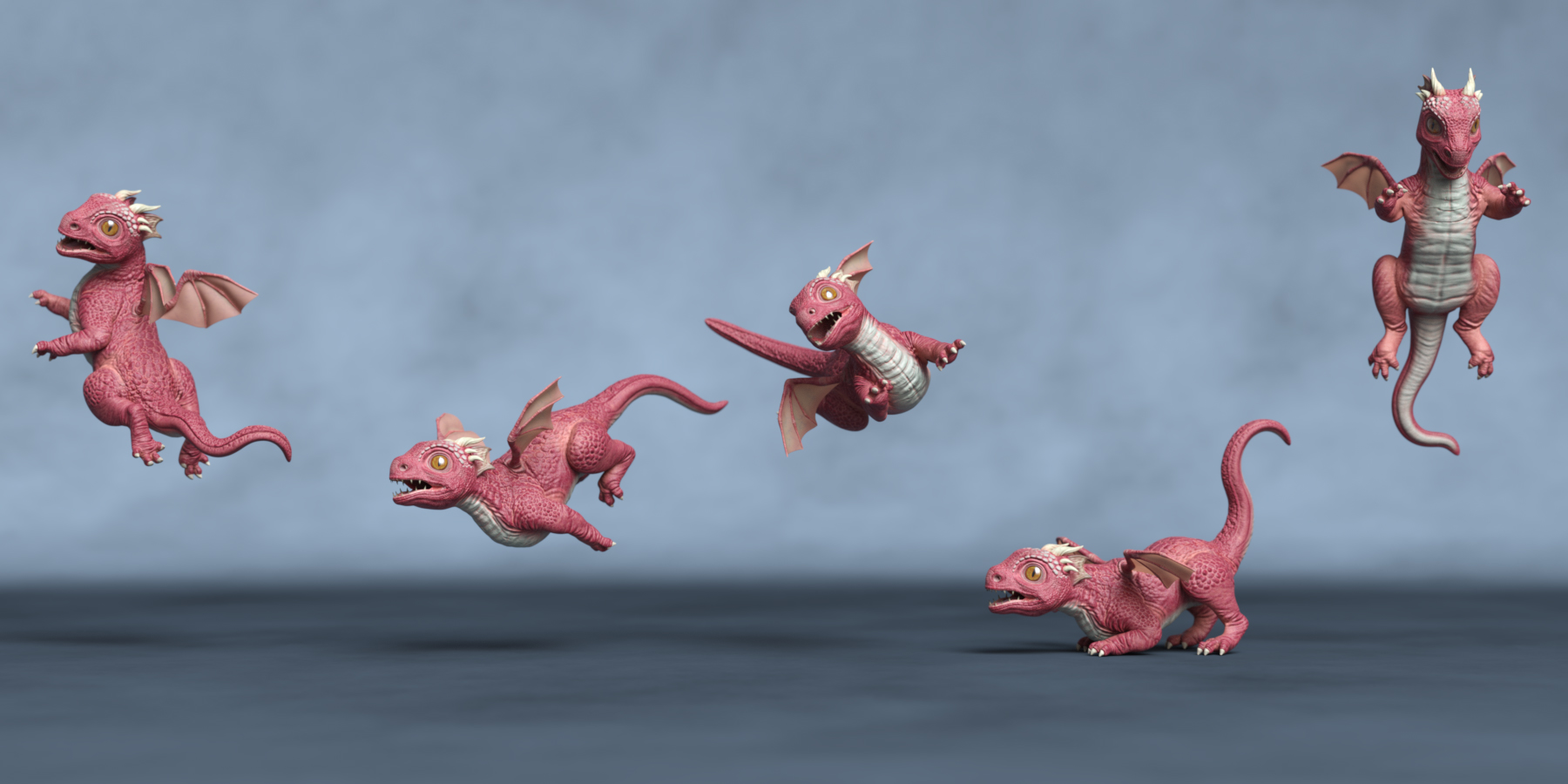 Dragon Smoke Poses for Humo | Daz 3D