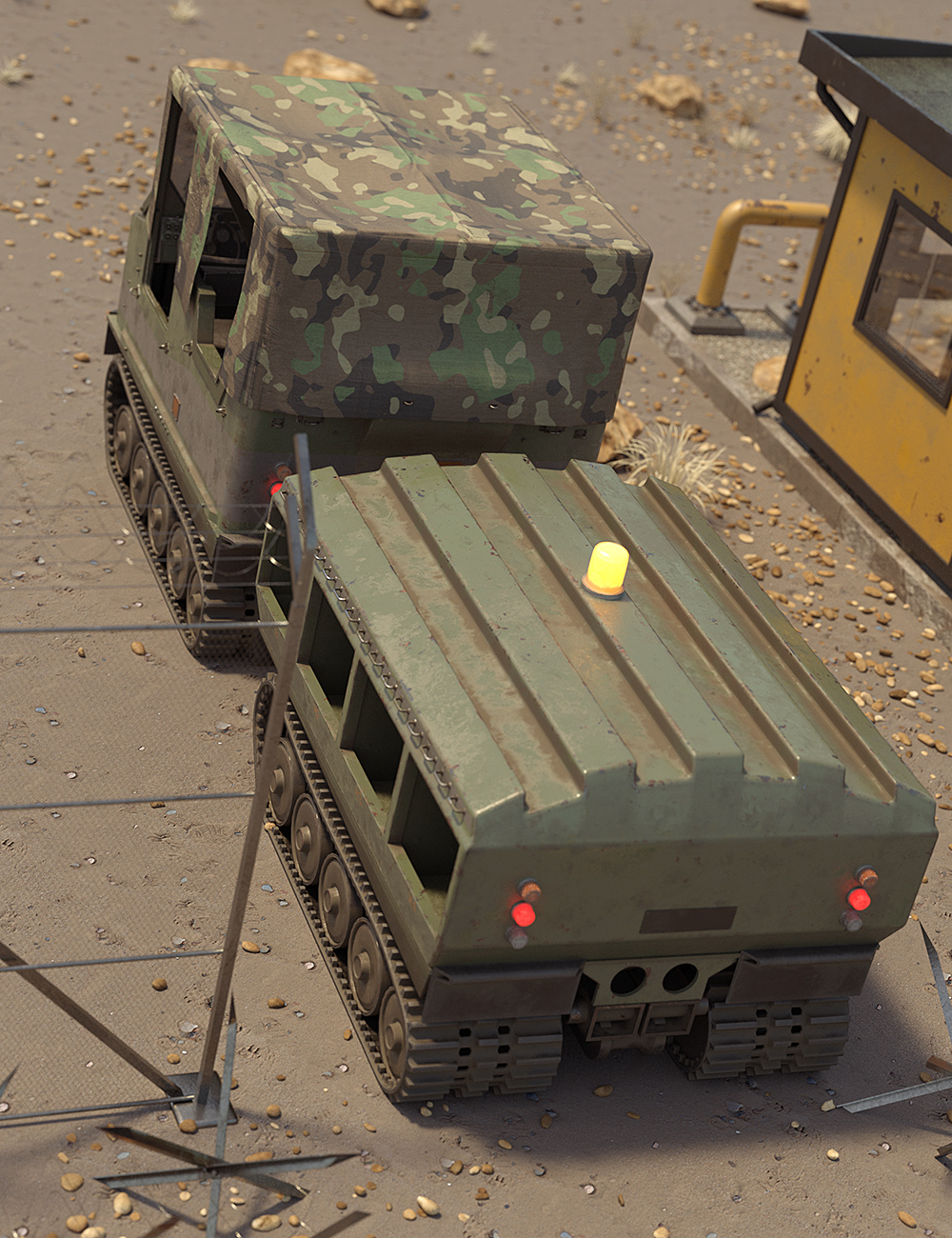 Military Enigma | Daz 3D
