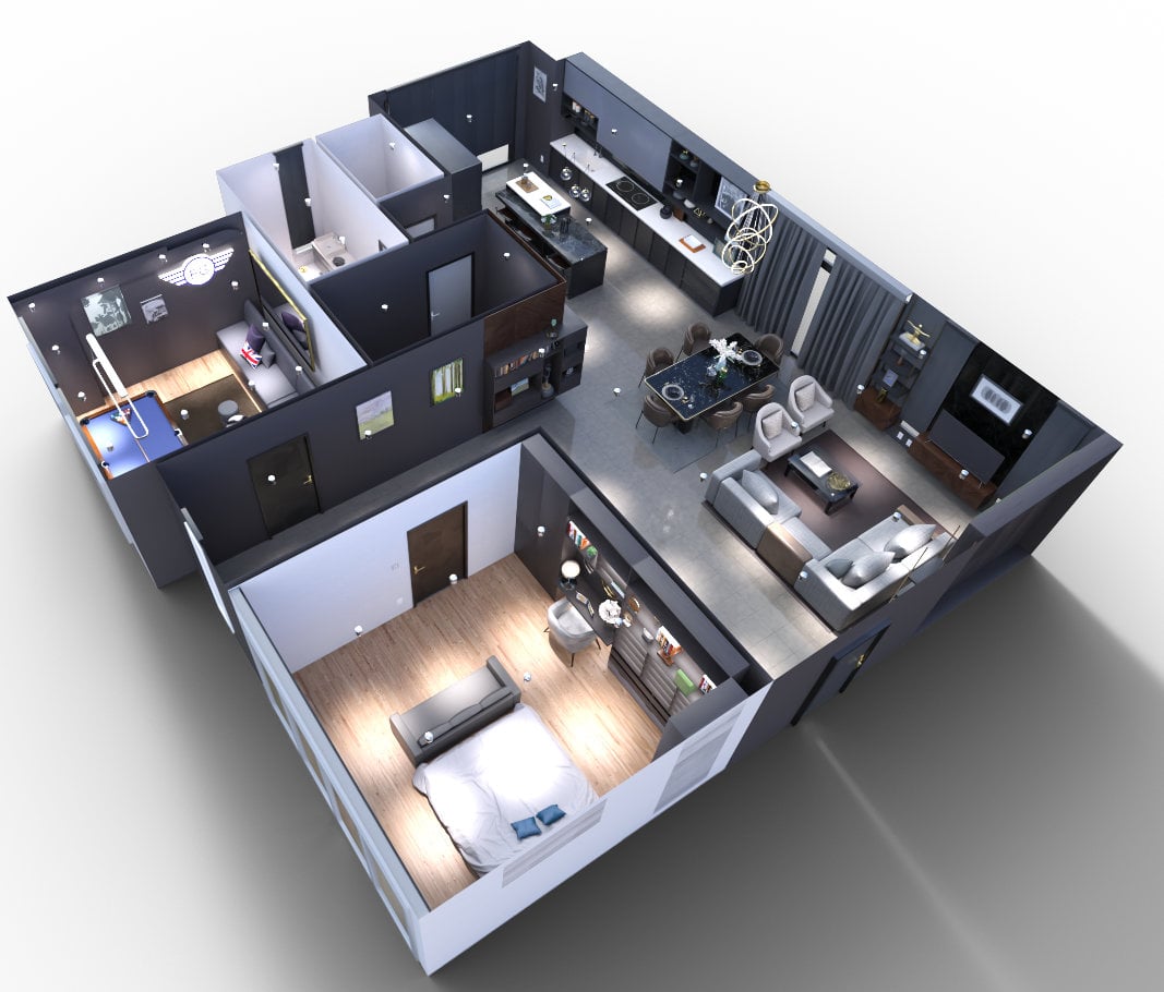 FG Upscale Condo | Daz 3D