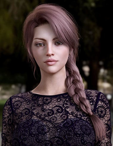 BS French Braid Hair for Genesis 8, 8.1, and 9 | Daz 3D