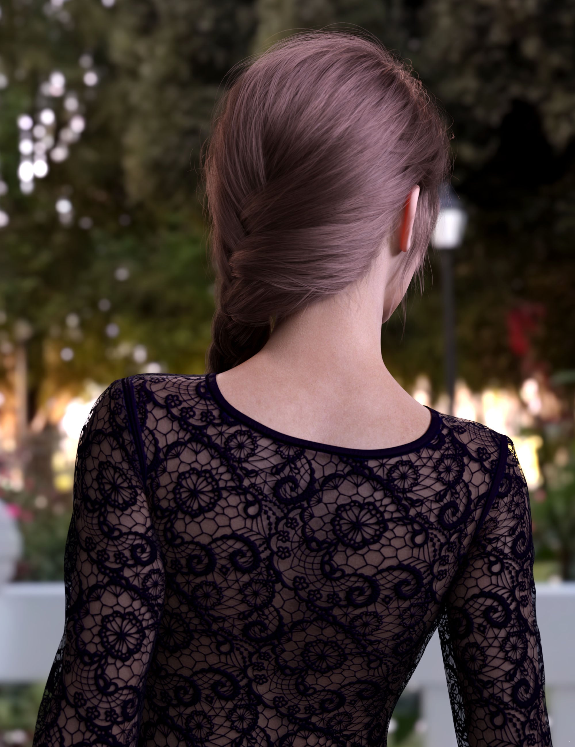 BS French Braid Hair for Genesis 8, 8.1, and 9 | Daz 3D