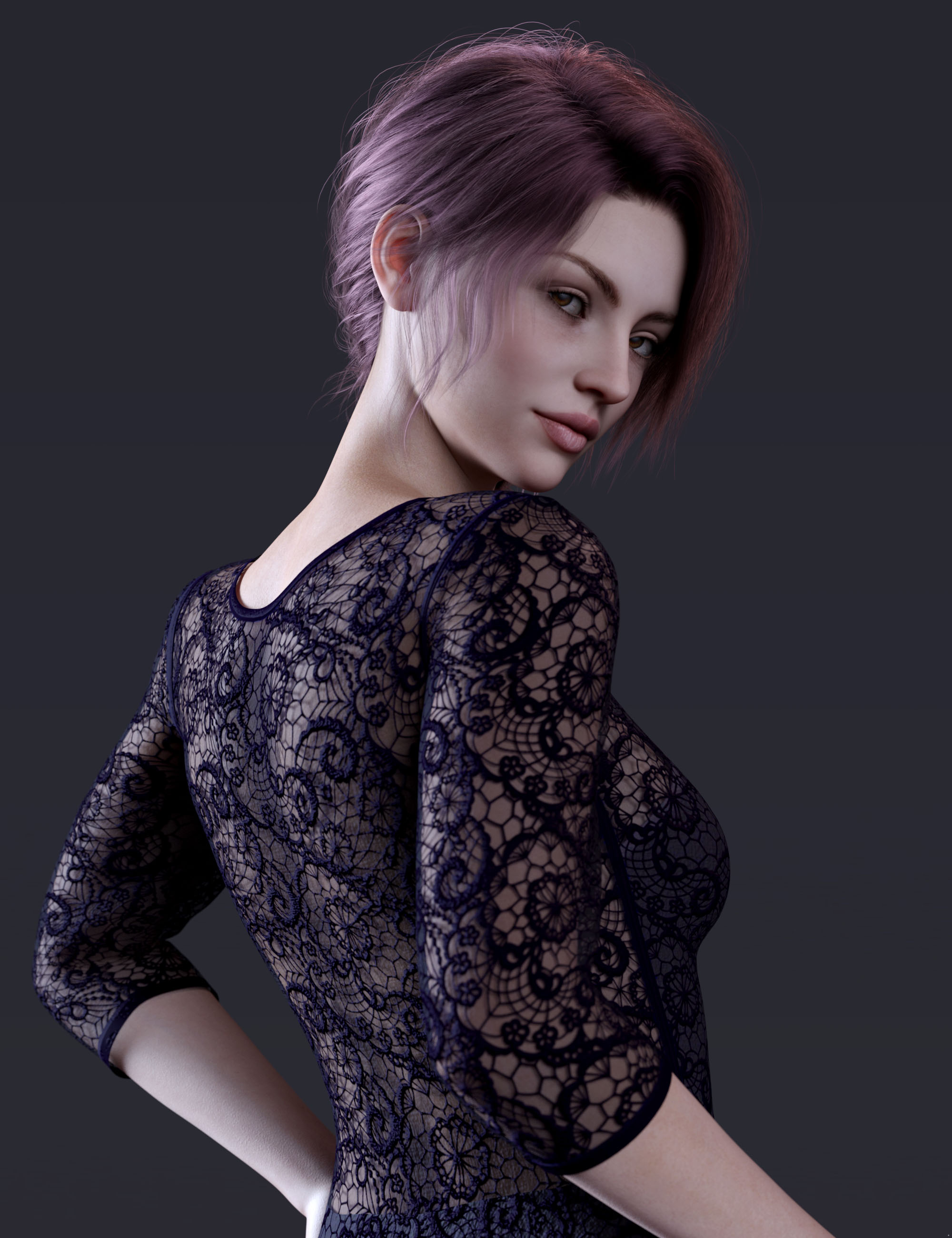 BS French Braid Hair for Genesis 8, 8.1, and 9 | Daz 3D