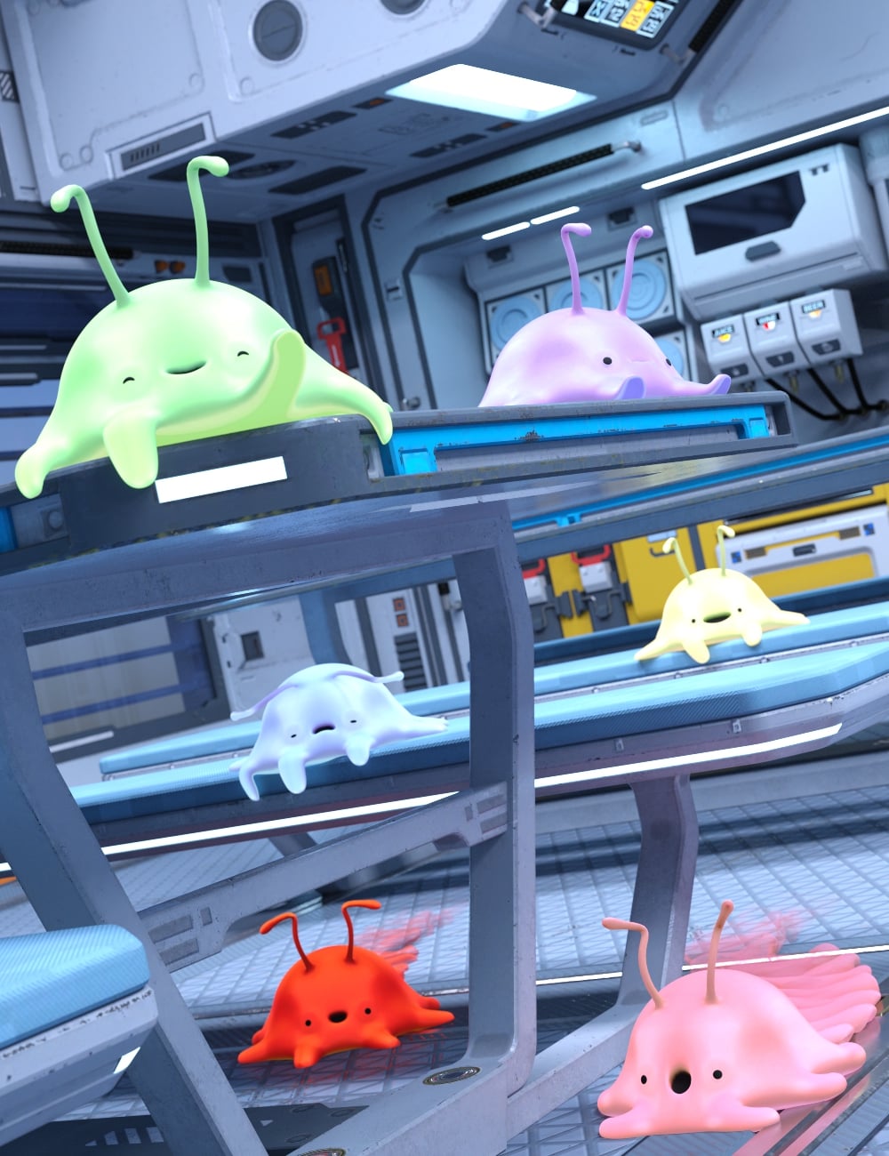 Kawaii Alien Slime | Daz 3D