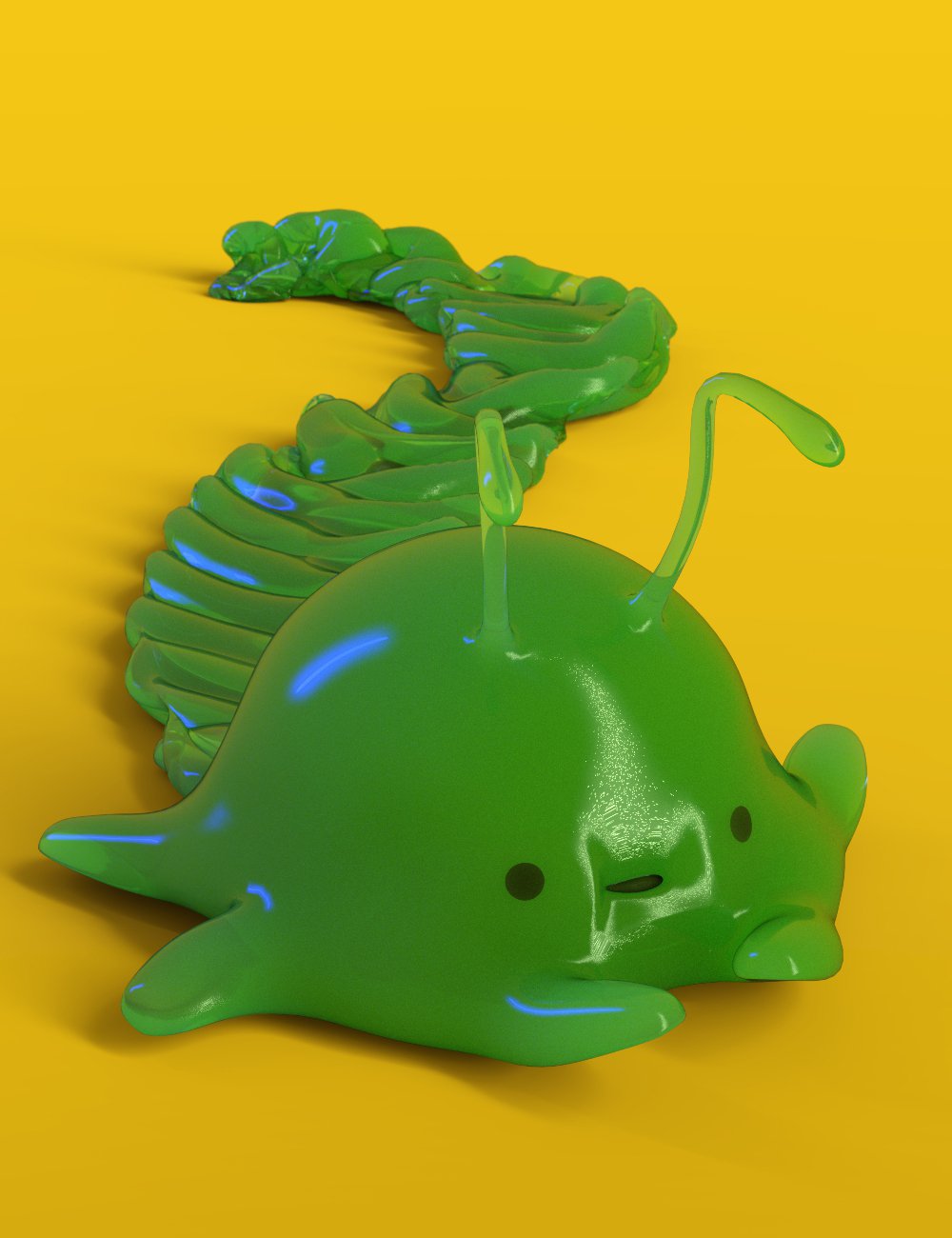 Kawaii Alien Slime | Daz 3D