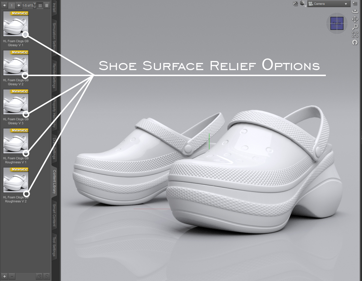 HL Foam Clogs for Genesis 9, 8, and 8.1 | Daz 3D