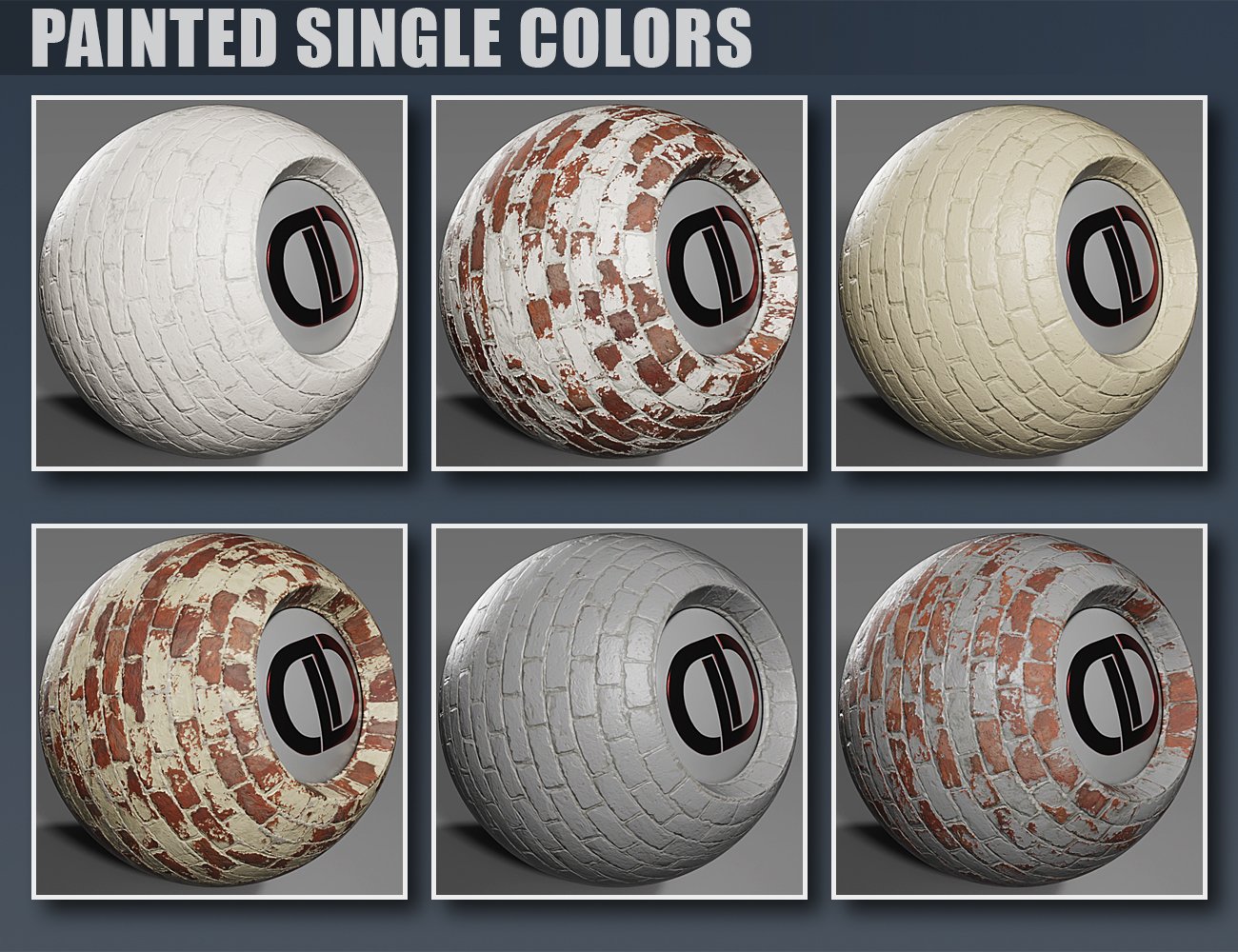 DD PBR Brick Wall Shaders for Iray Vol 2 | Daz 3D