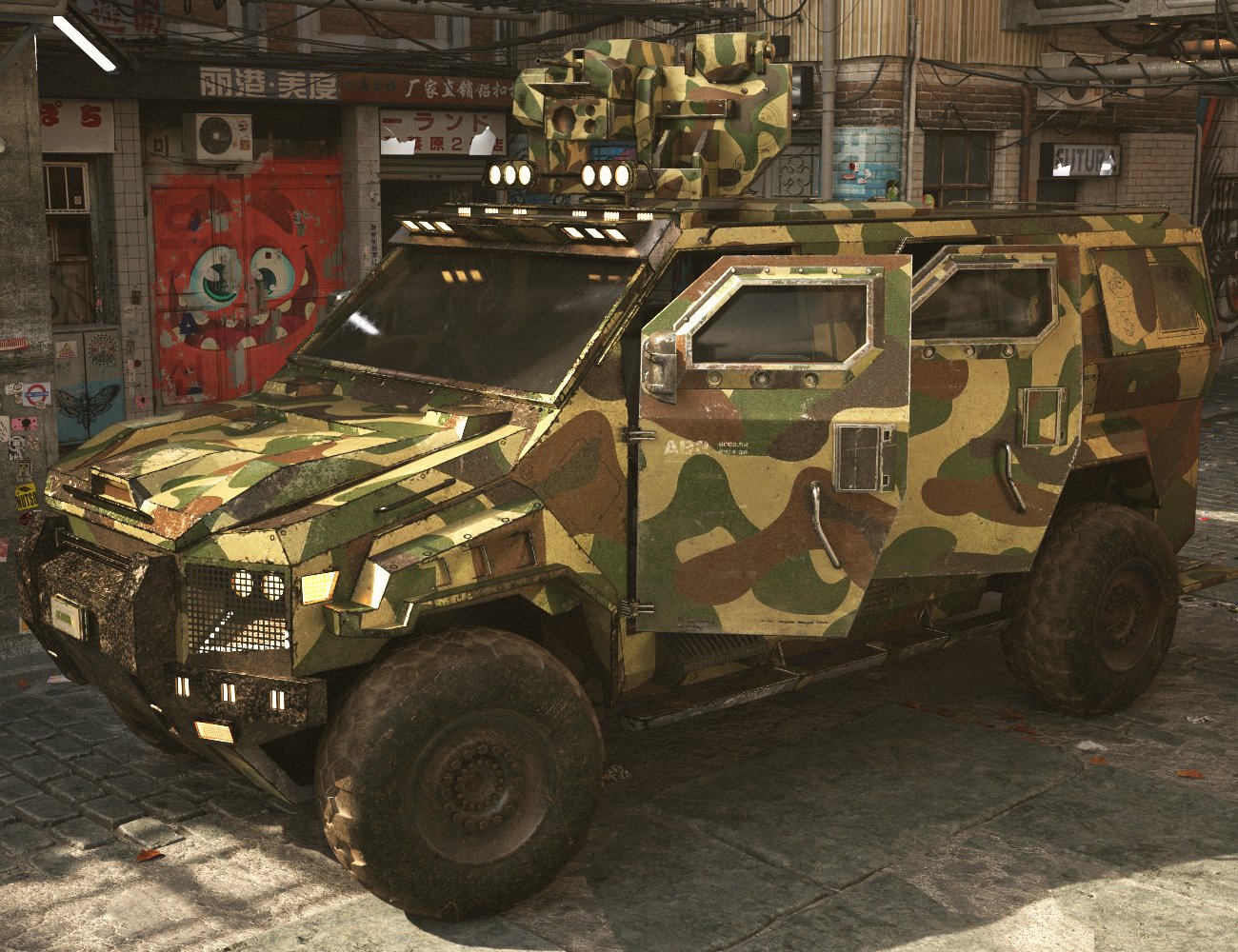 XI Armored Patrol Vehicle | Daz 3D