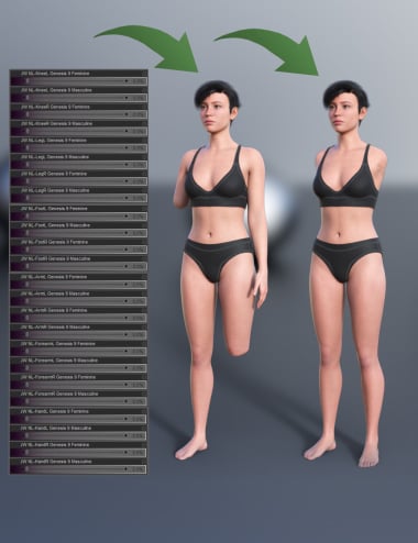 JW No Limbs for Genesis 9 | Daz 3D