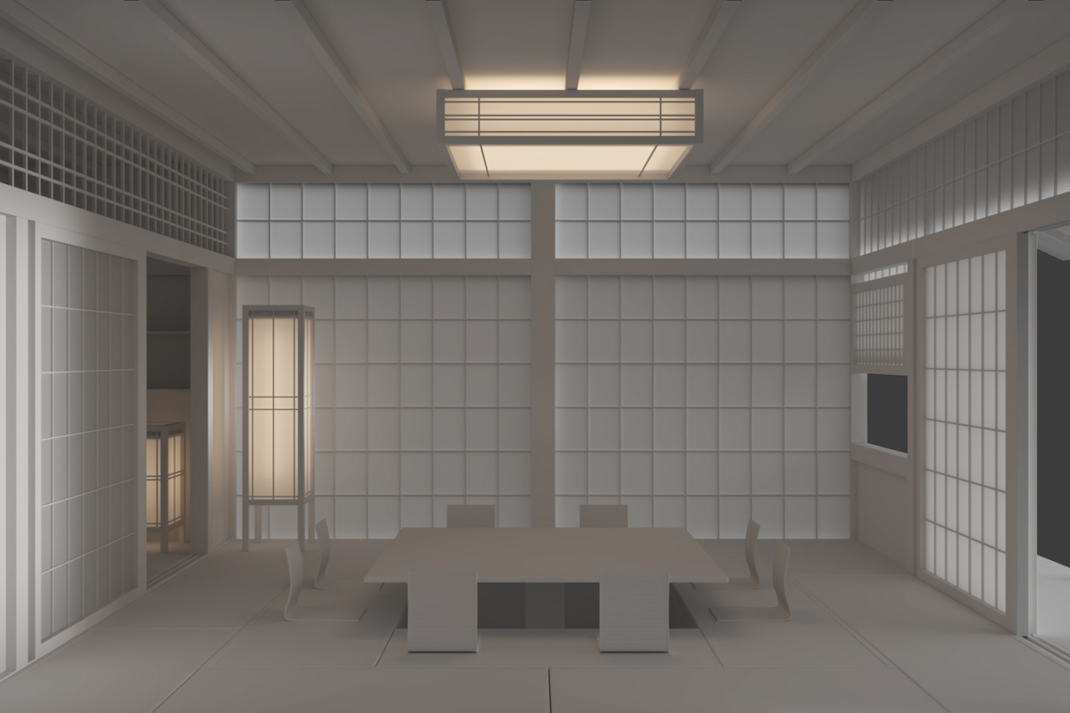 Japanese Style Tatami Room | Daz 3D