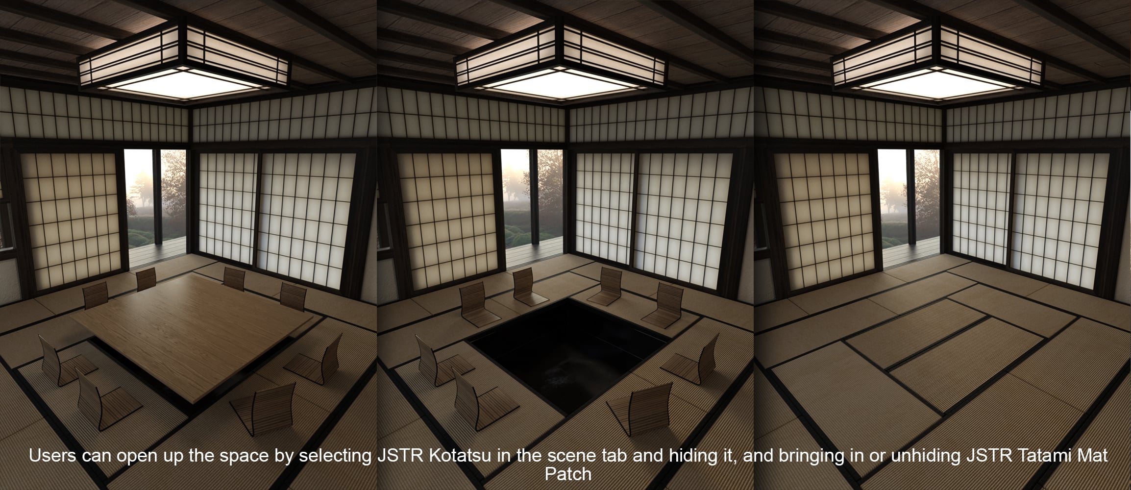 Japanese Style Tatami Room | Daz 3D