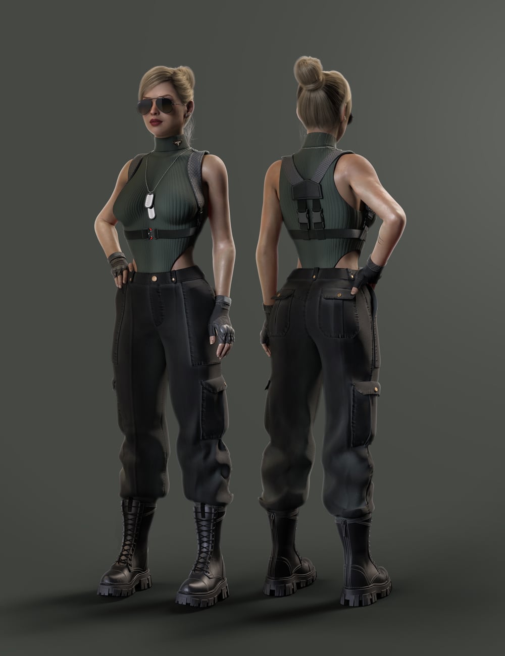 AJC Delta Force Outfit for Genesis 9 | Daz 3D