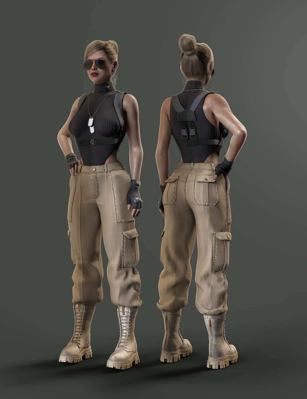 AJC Delta Force Outfit for Genesis 9 | Daz 3D