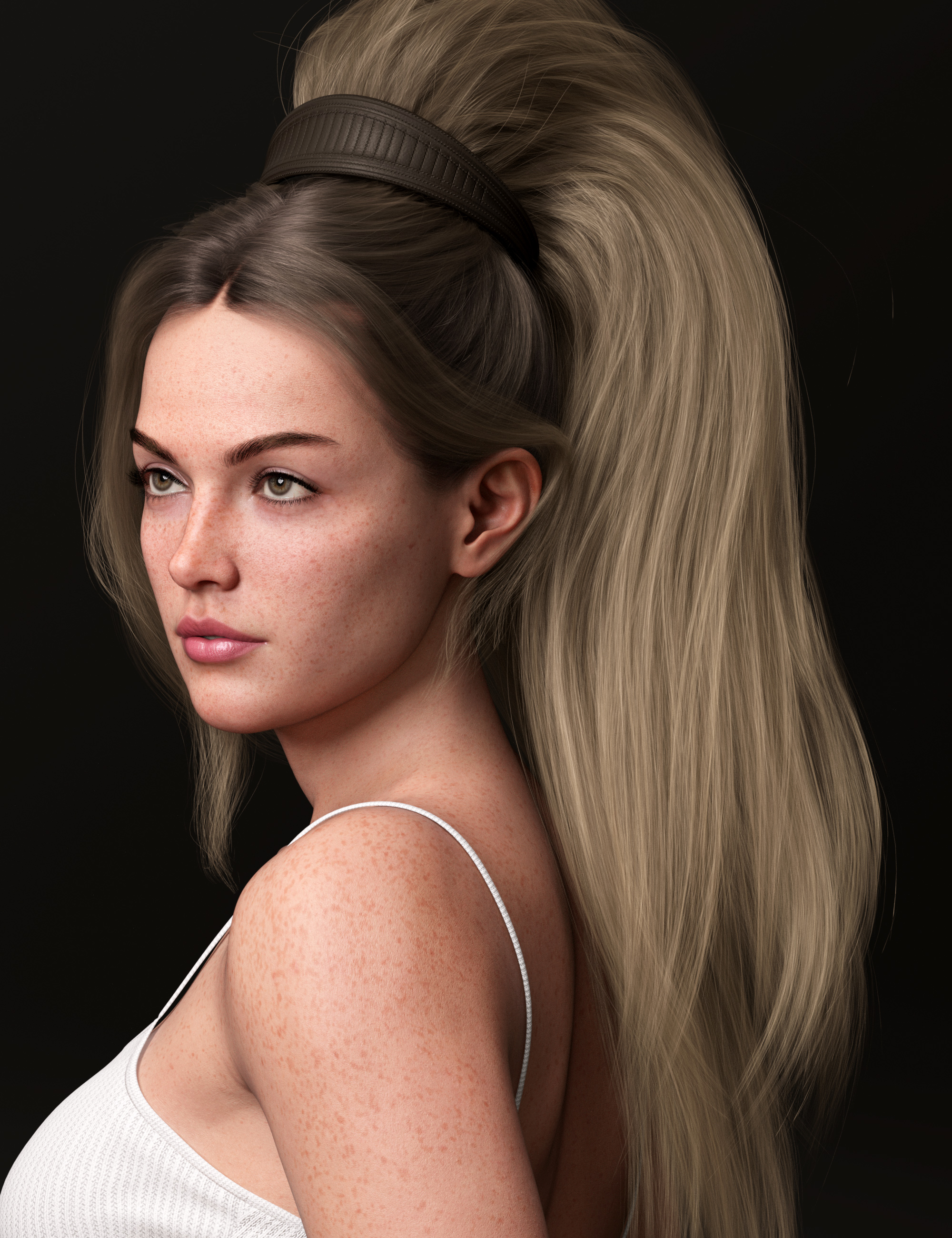 Updo of Fantasy Hair for Genesis 8 and 9 | Daz 3D