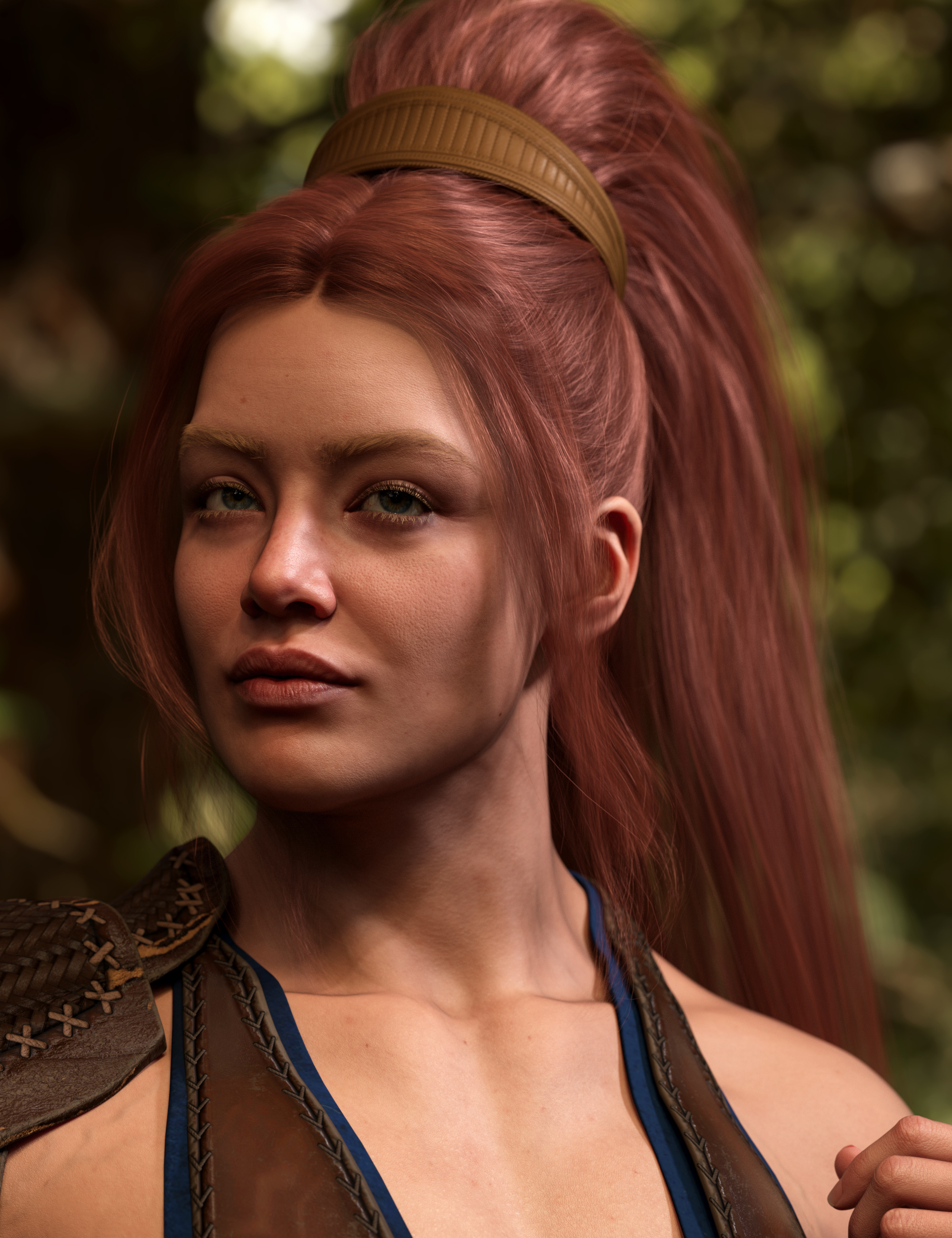 Updo of Fantasy Hair for Genesis 8 and 9 | Daz 3D