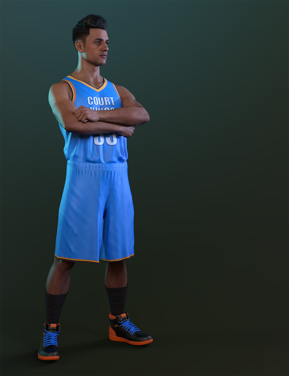 dForce Jump Tech Outfit for Genesis 9 | Daz 3D