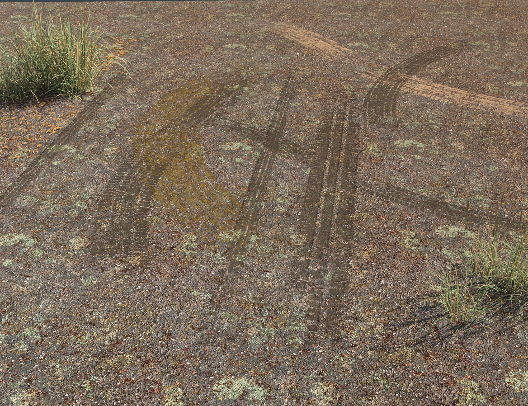 Tire Tracks and Road Rut Decals | Daz 3D