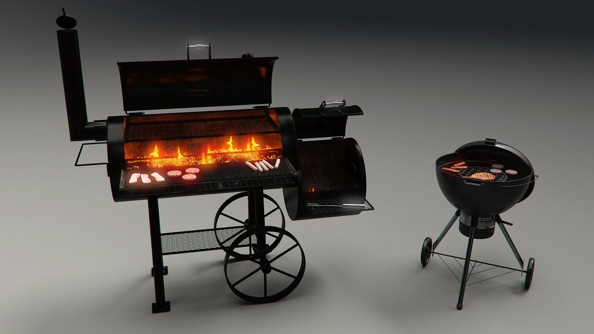 BBQ Props | Daz 3D