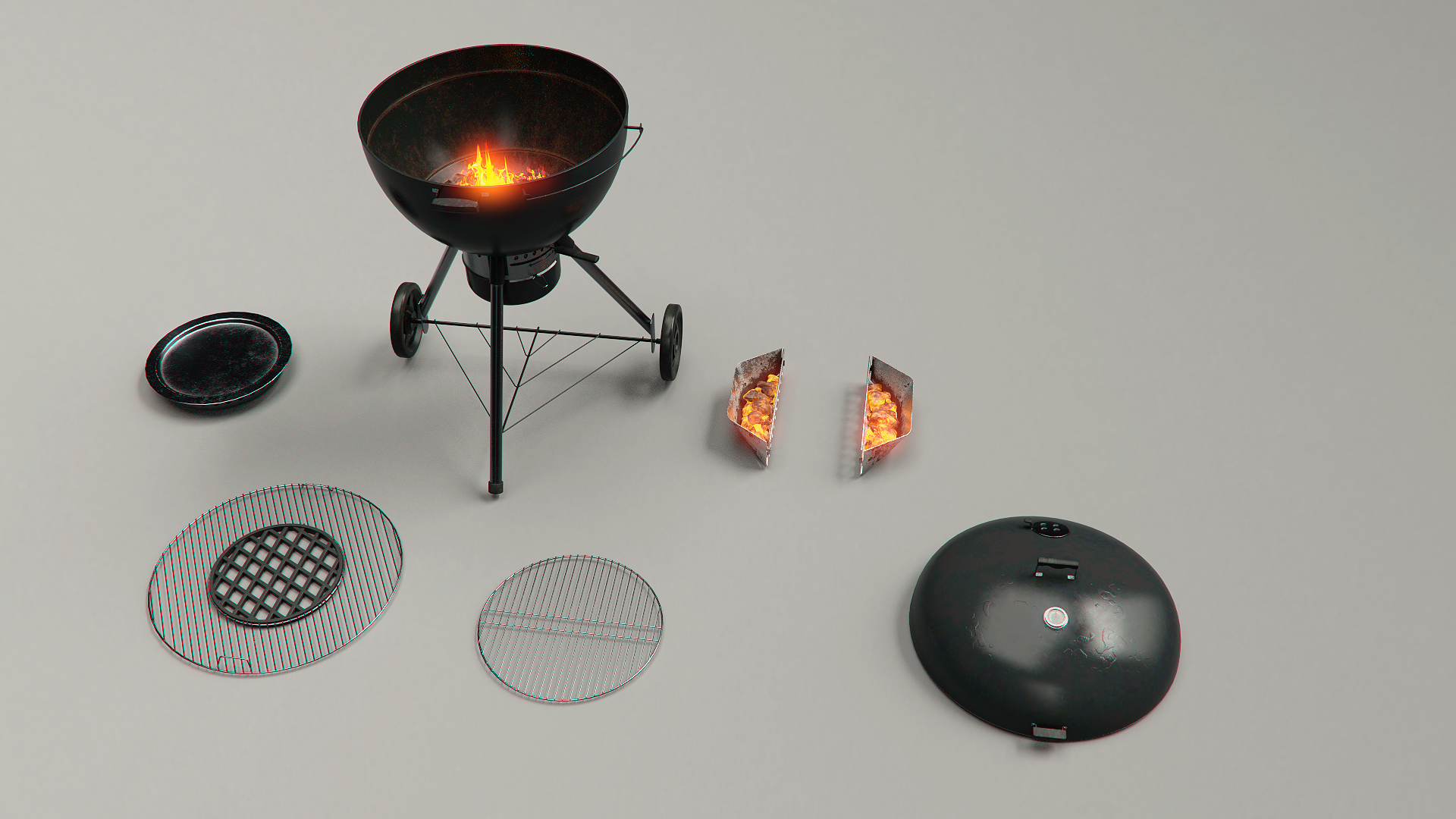 BBQ Props | Daz 3D