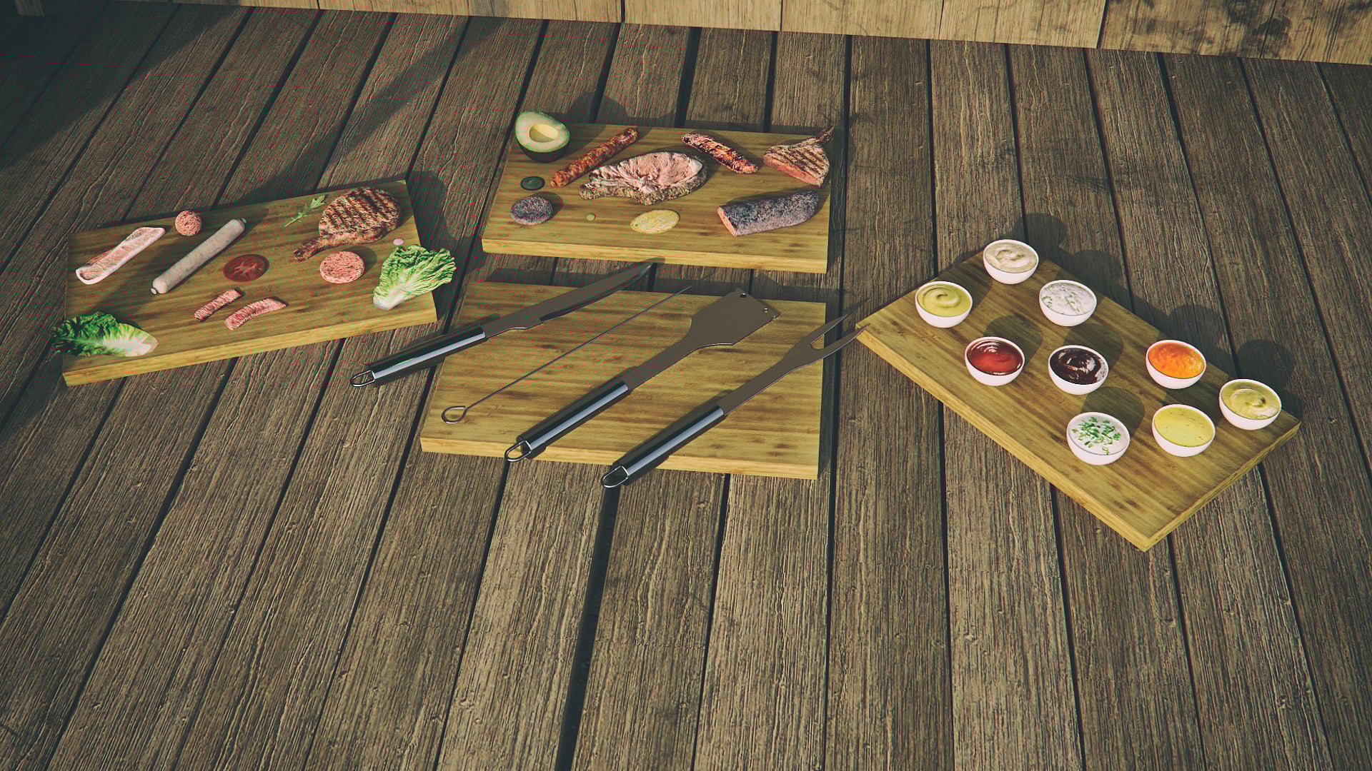 BBQ Props | Daz 3D