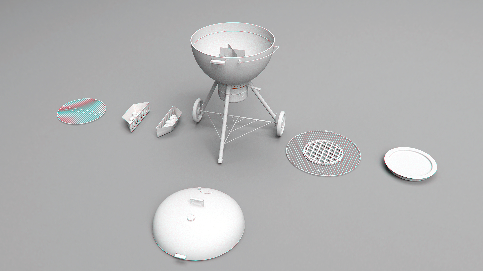 BBQ Props | Daz 3D