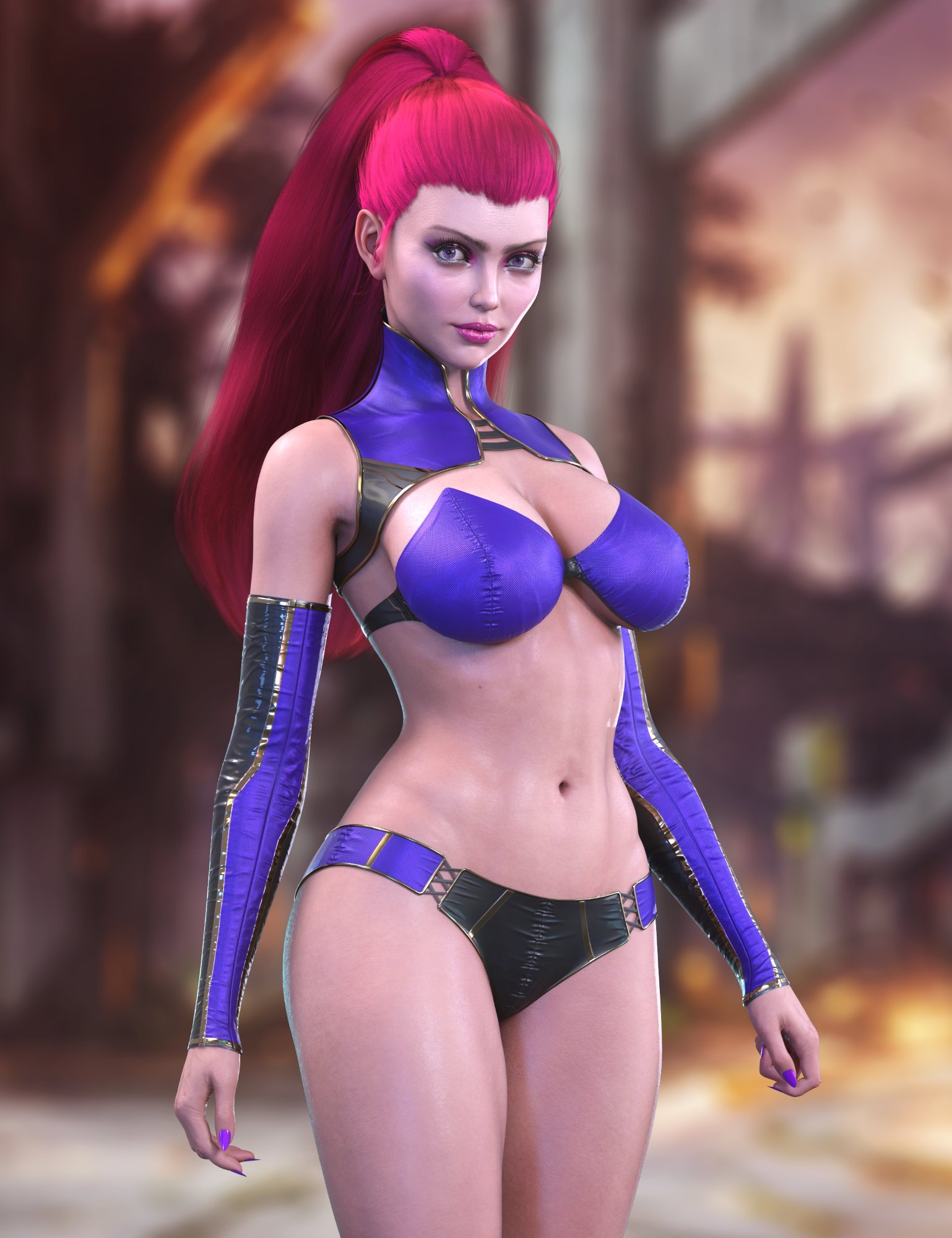 dForce HM Gammaray Outfit for Genesis 9 | Daz 3D
