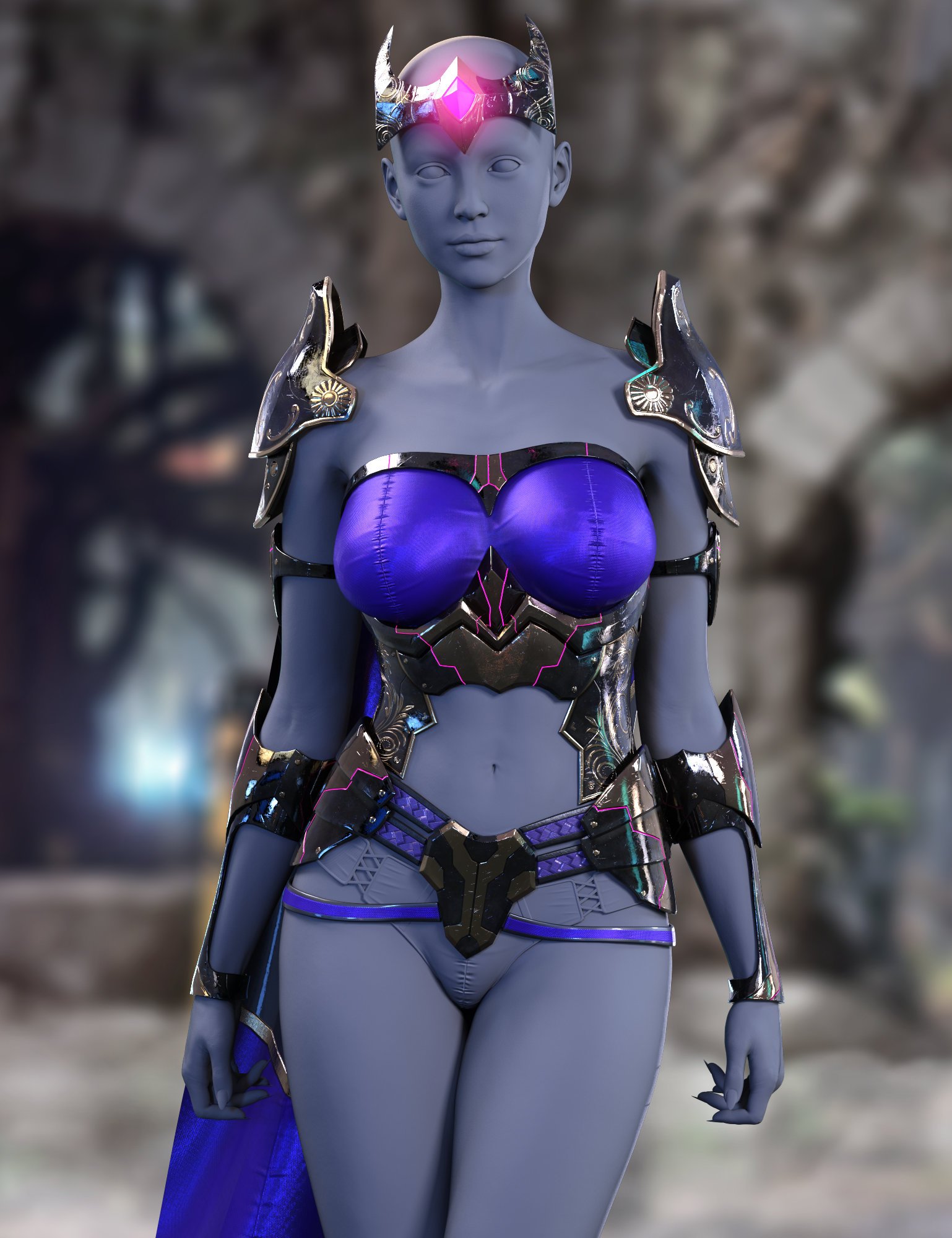 dForce HM Gammaray Outfit for Genesis 9 | Daz 3D