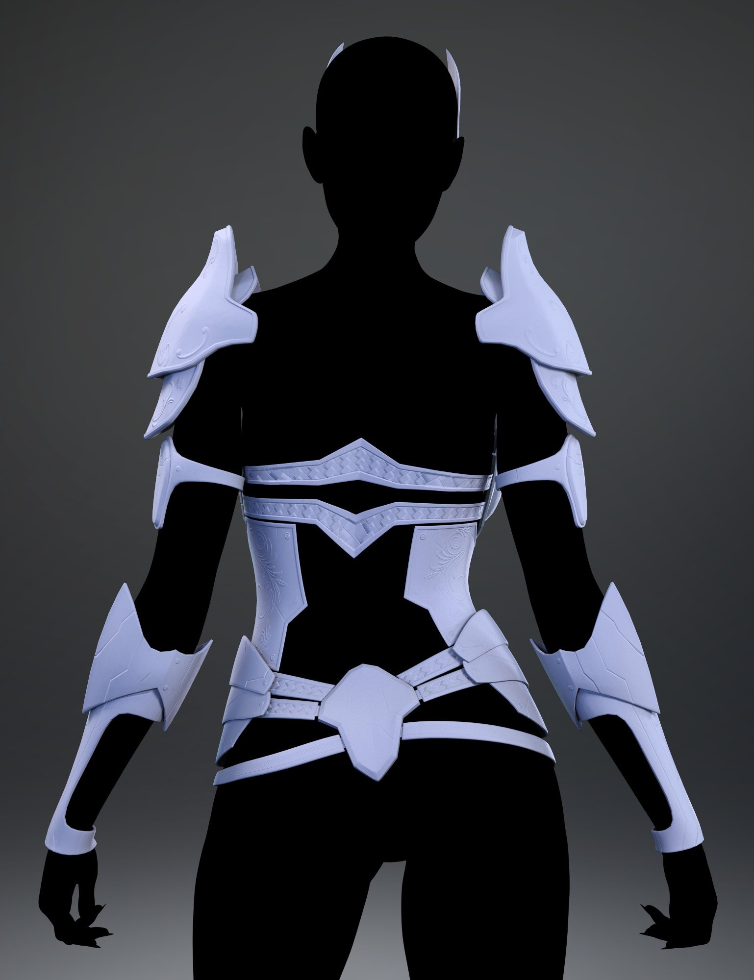 dForce HM Gammaray Outfit for Genesis 9 | Daz 3D