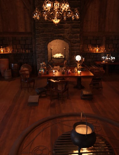 FG Alchemist Lair Scene | Daz 3D