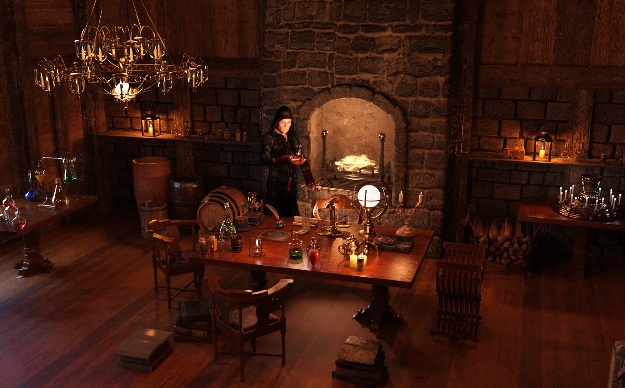 FG Alchemist Lair Scene | Daz 3D