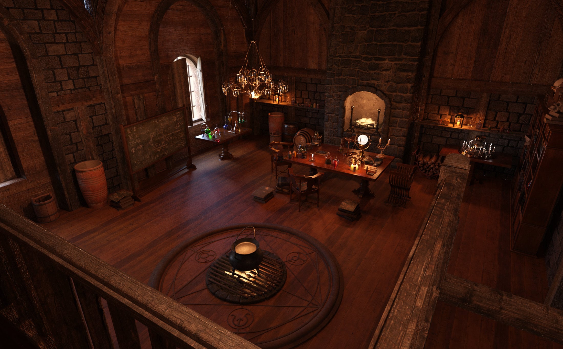 FG Alchemist Lair Scene | Daz 3D