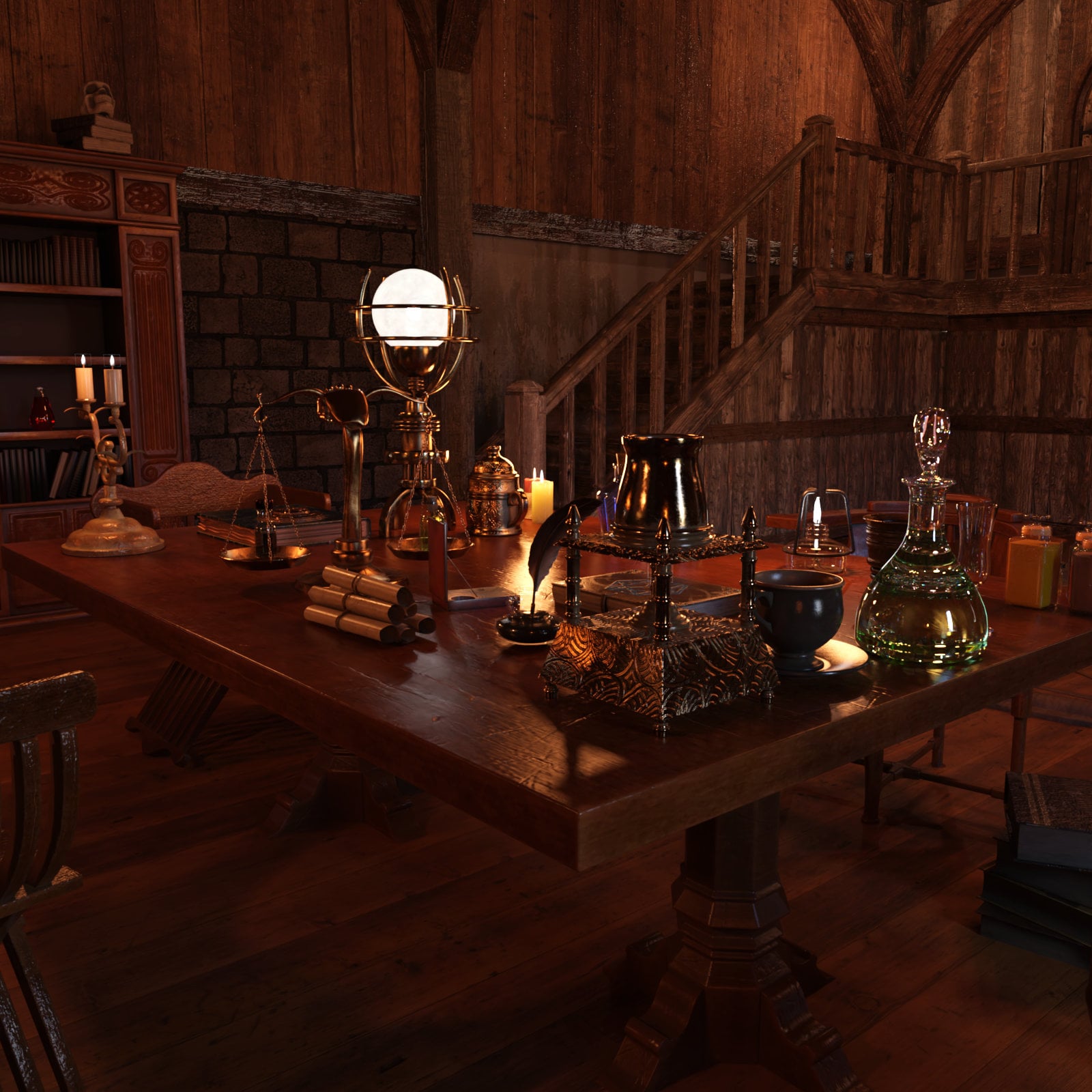 FG Alchemist Lair Scene | Daz 3D