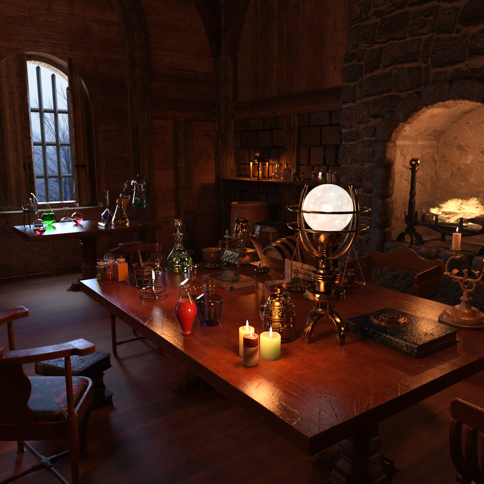FG Alchemist Lair Scene | Daz 3D