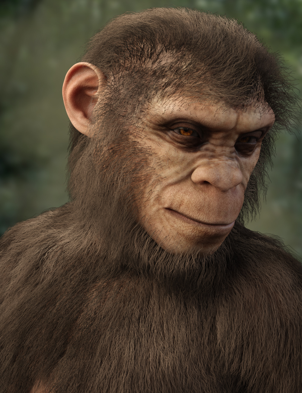 Ape World Chimpanzee for Genesis 9 | Daz 3D