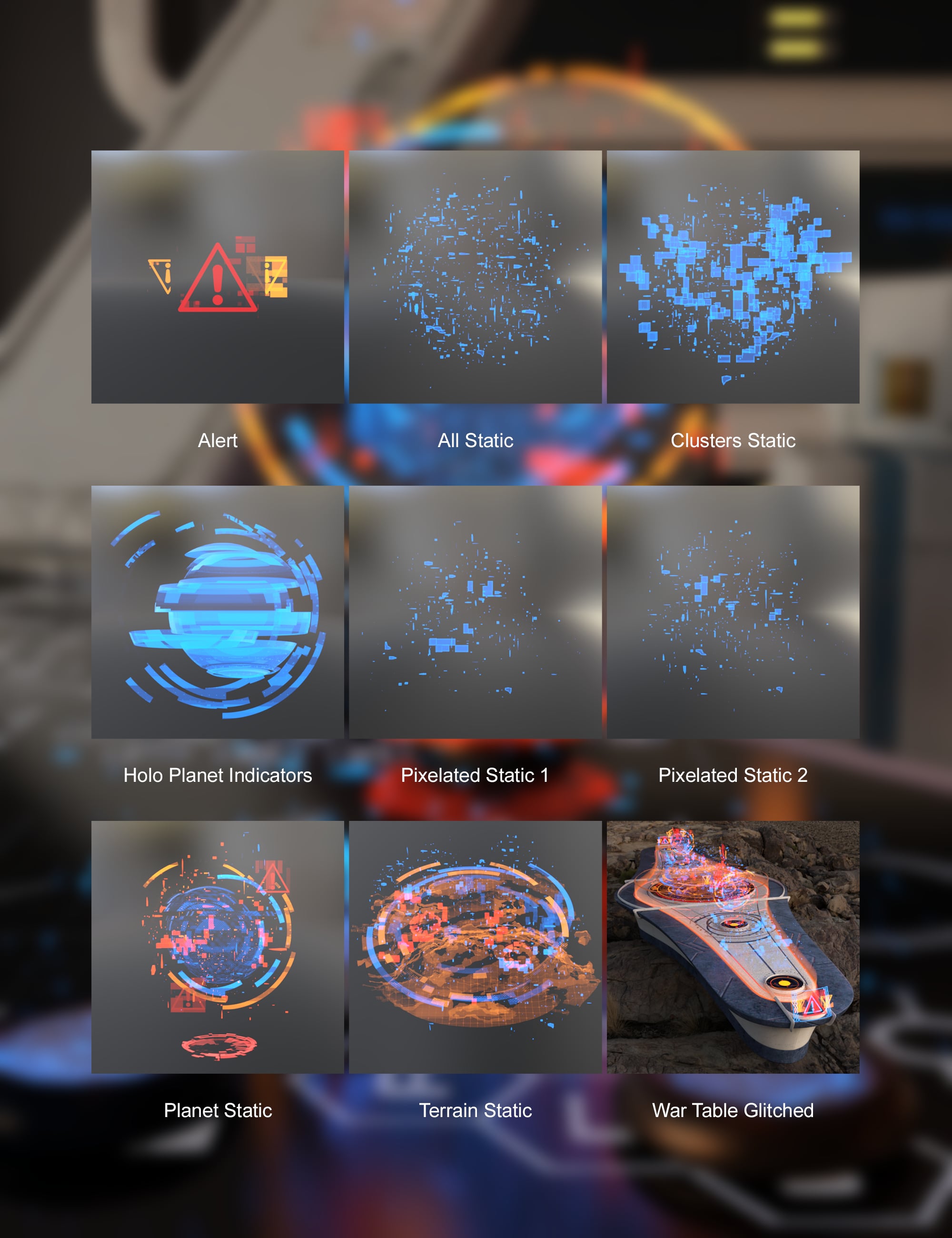 Hologram Pack 03 | Daz 3D